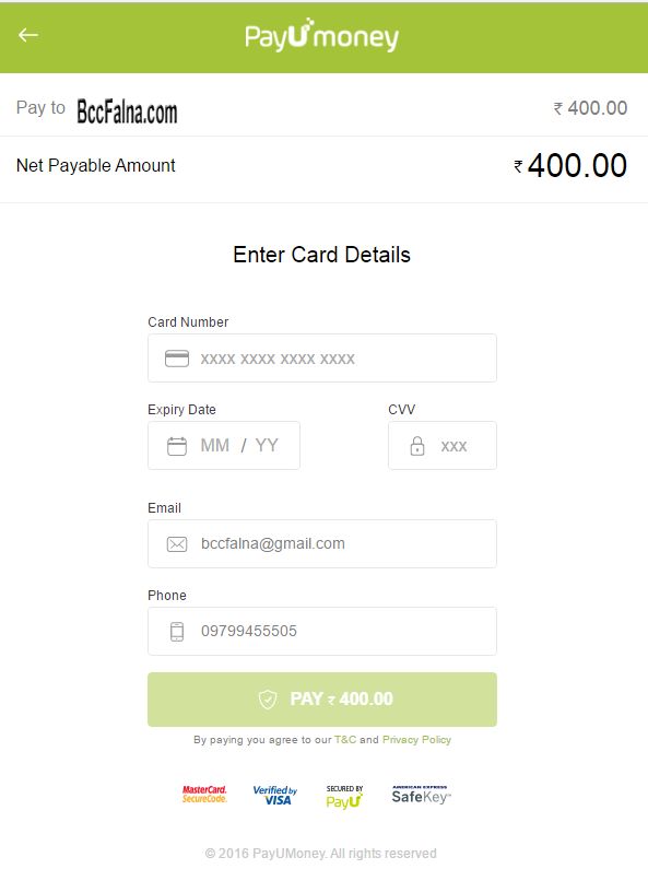 How to Pay Online – PayUMoney