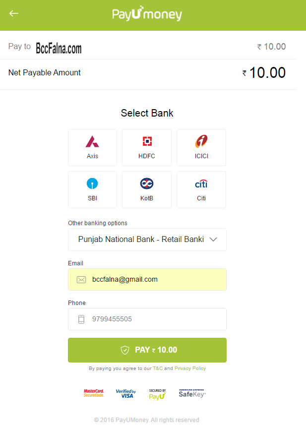 How to Pay Online – PayUMoney